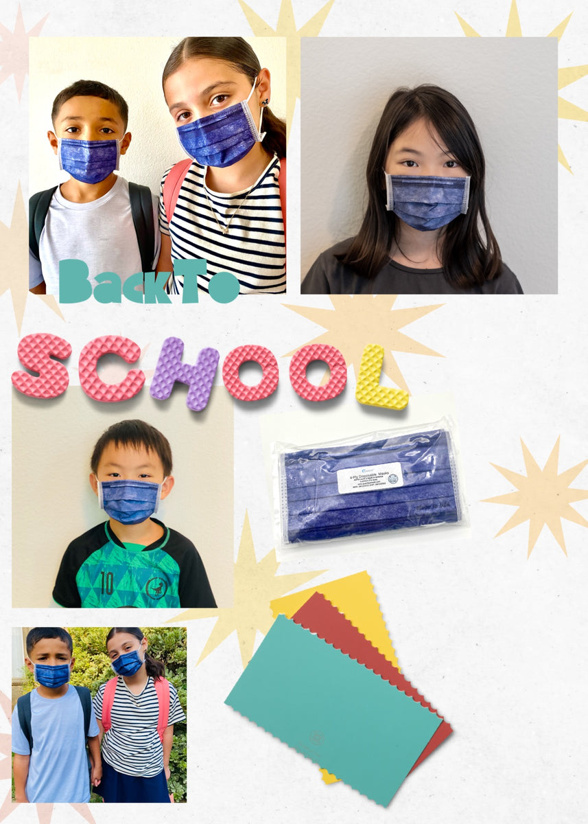 Kids Multicolor Disposable Face Masks – Guardest Masks